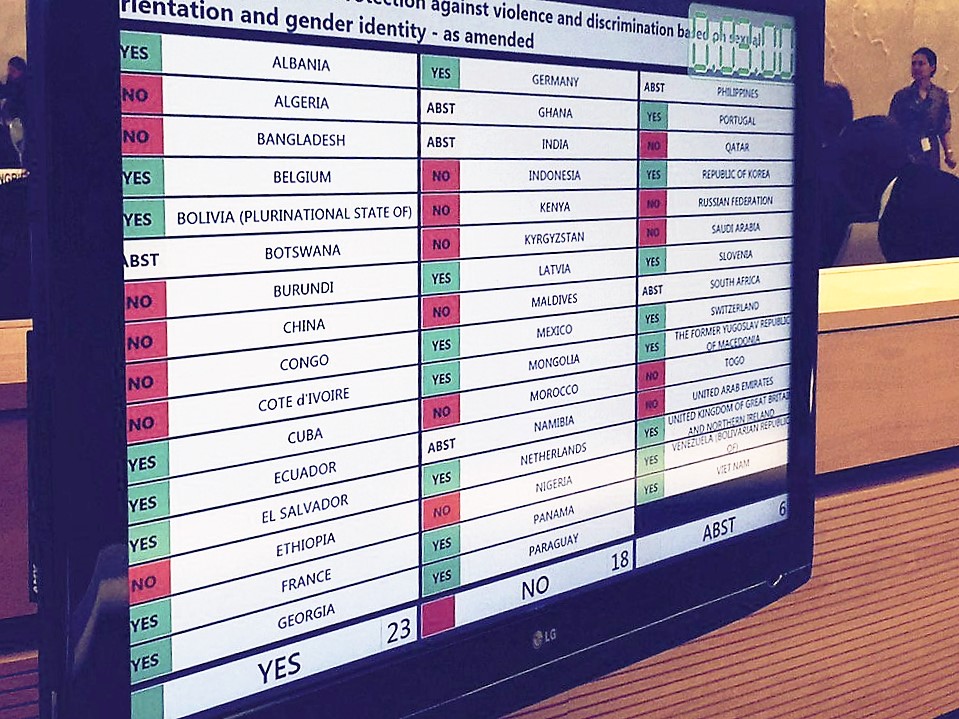 UN passes historic resolution calling for Independent Expert on LGBTI ...