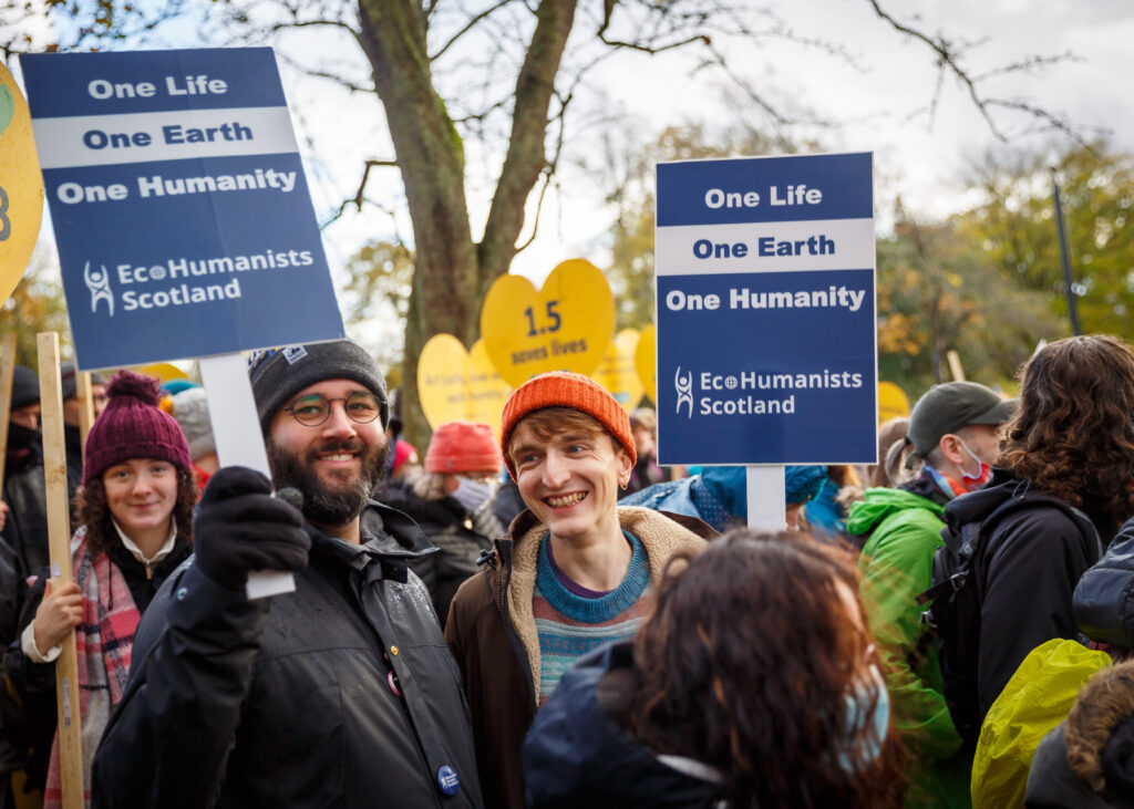 Humanists join Climate Justice March in Glasgow
