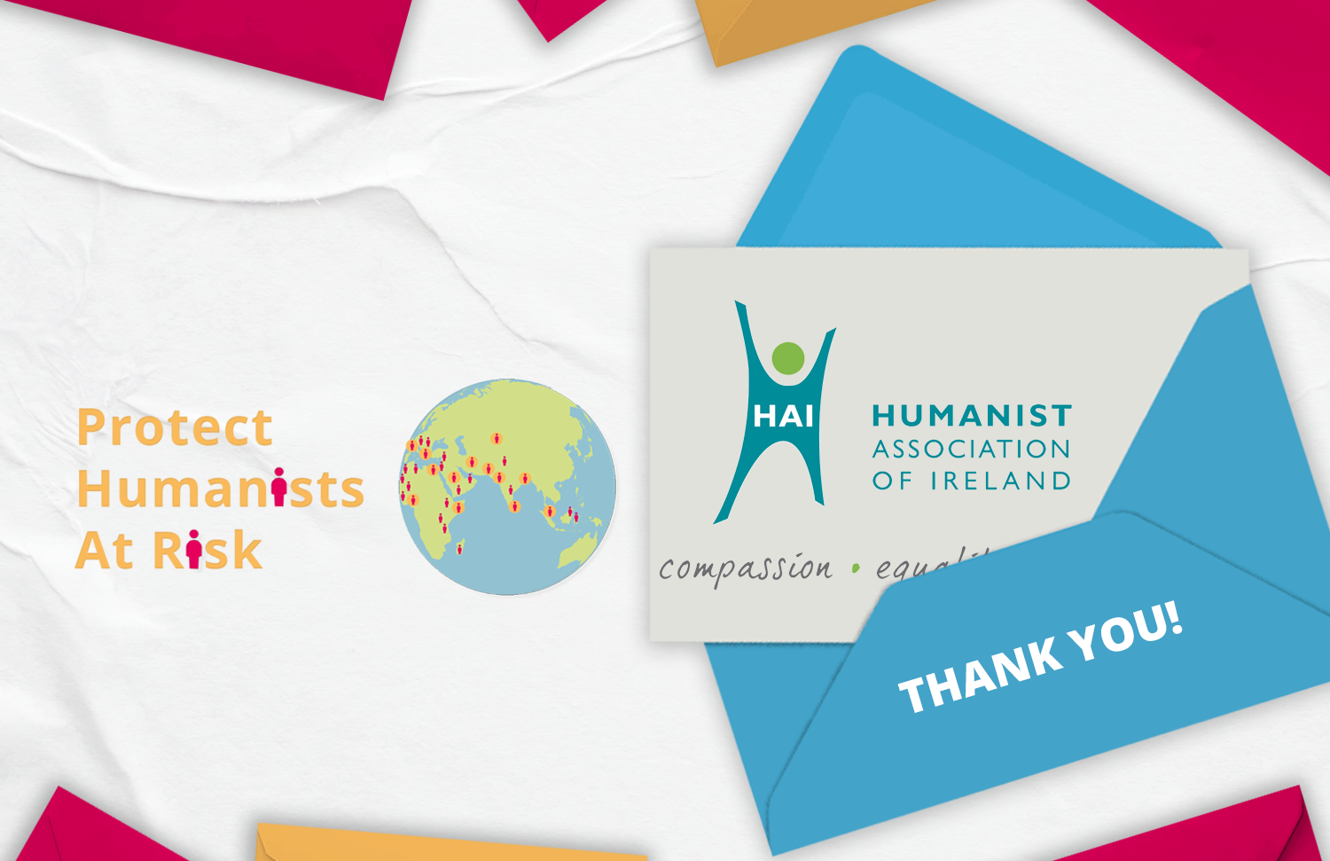 Humanist Association of Ireland donates €500 to the Protect Humanists ...