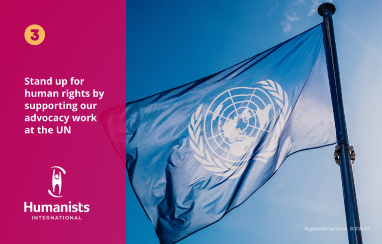 Support our work - Humanists International
