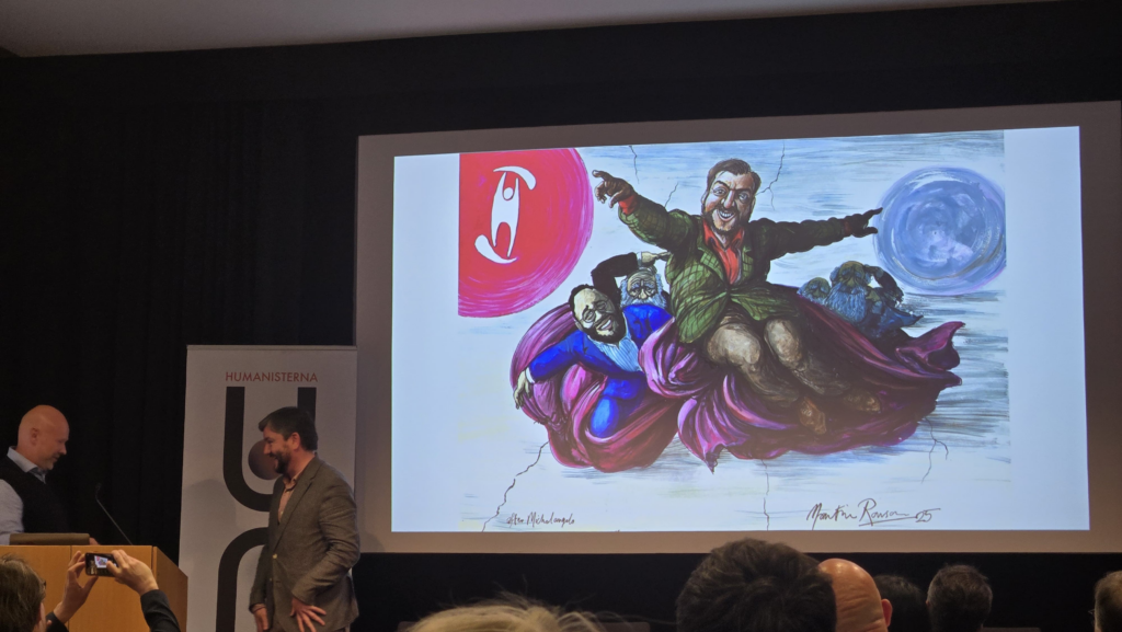 Andrew Copson receives Nordic Humanist Honorary Award in Stockholm