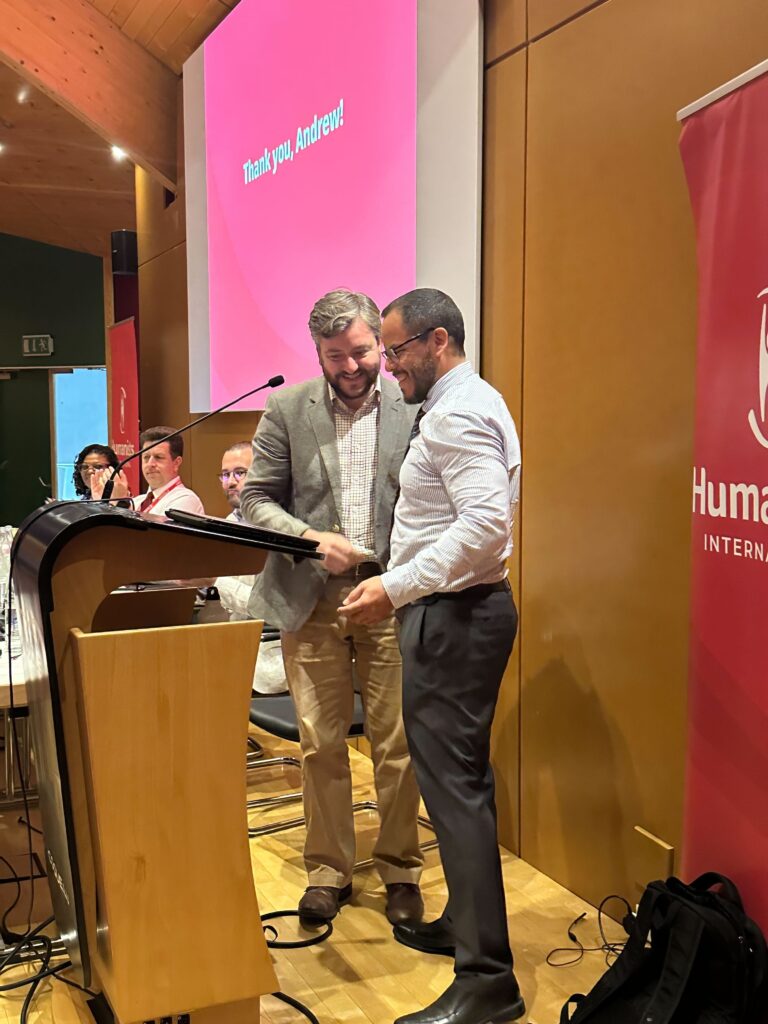 David Pineda's Farewell Speech to Out-going President, Andrew Copson